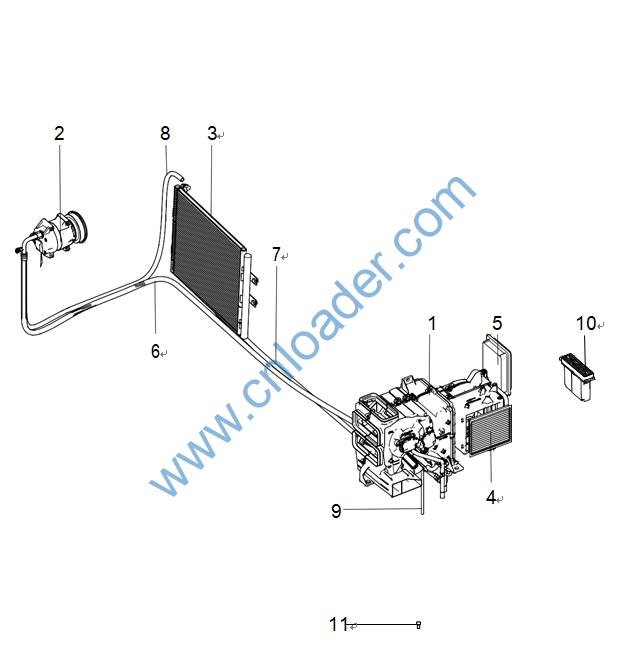XCMG XE215C Excavator spare parts AP – SINOREAL