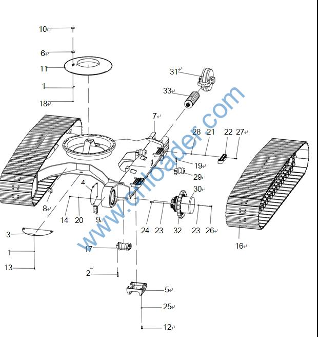 XCMG XE215C Excavator spare parts AP – SINOREAL