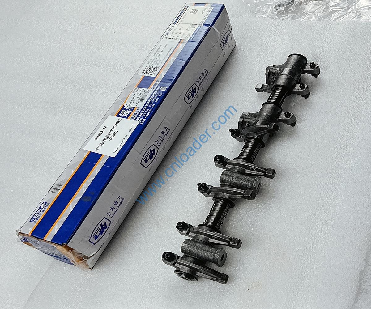 YUNNEI engine part valve rocker arm shaft assembly SHA03112 YN28GBZ ...